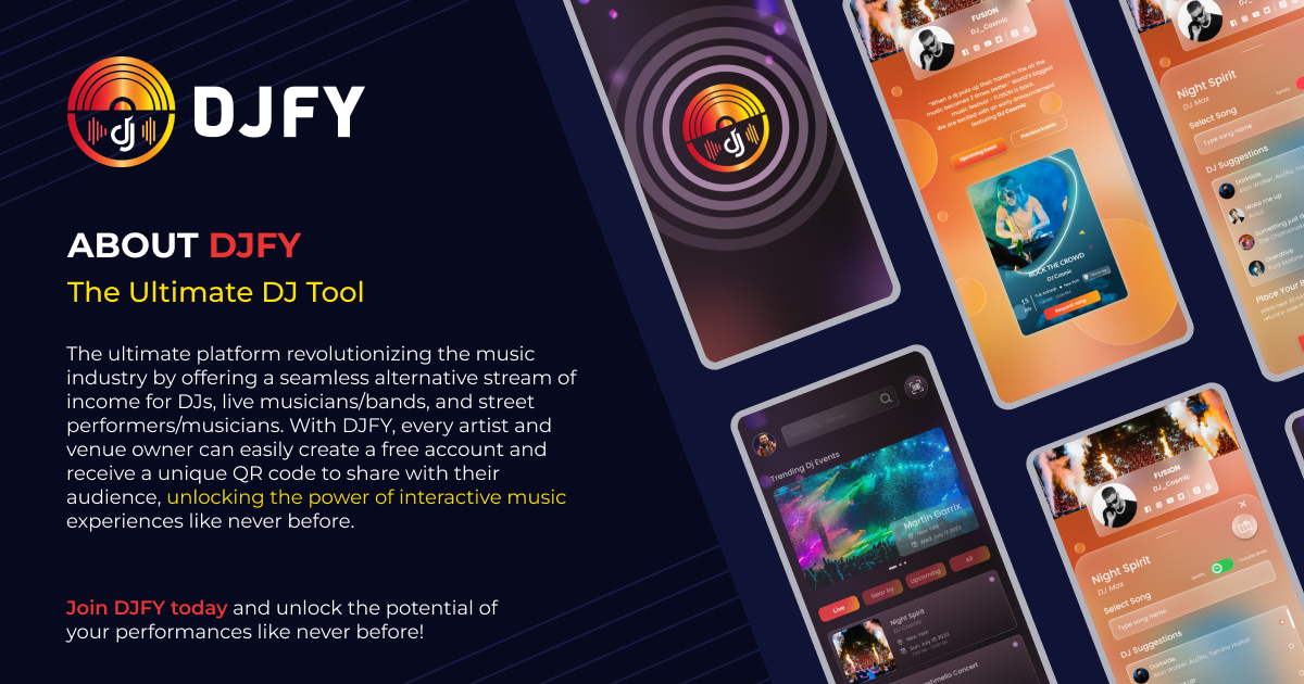 Dj Request App for Live Music and Events - DJFY